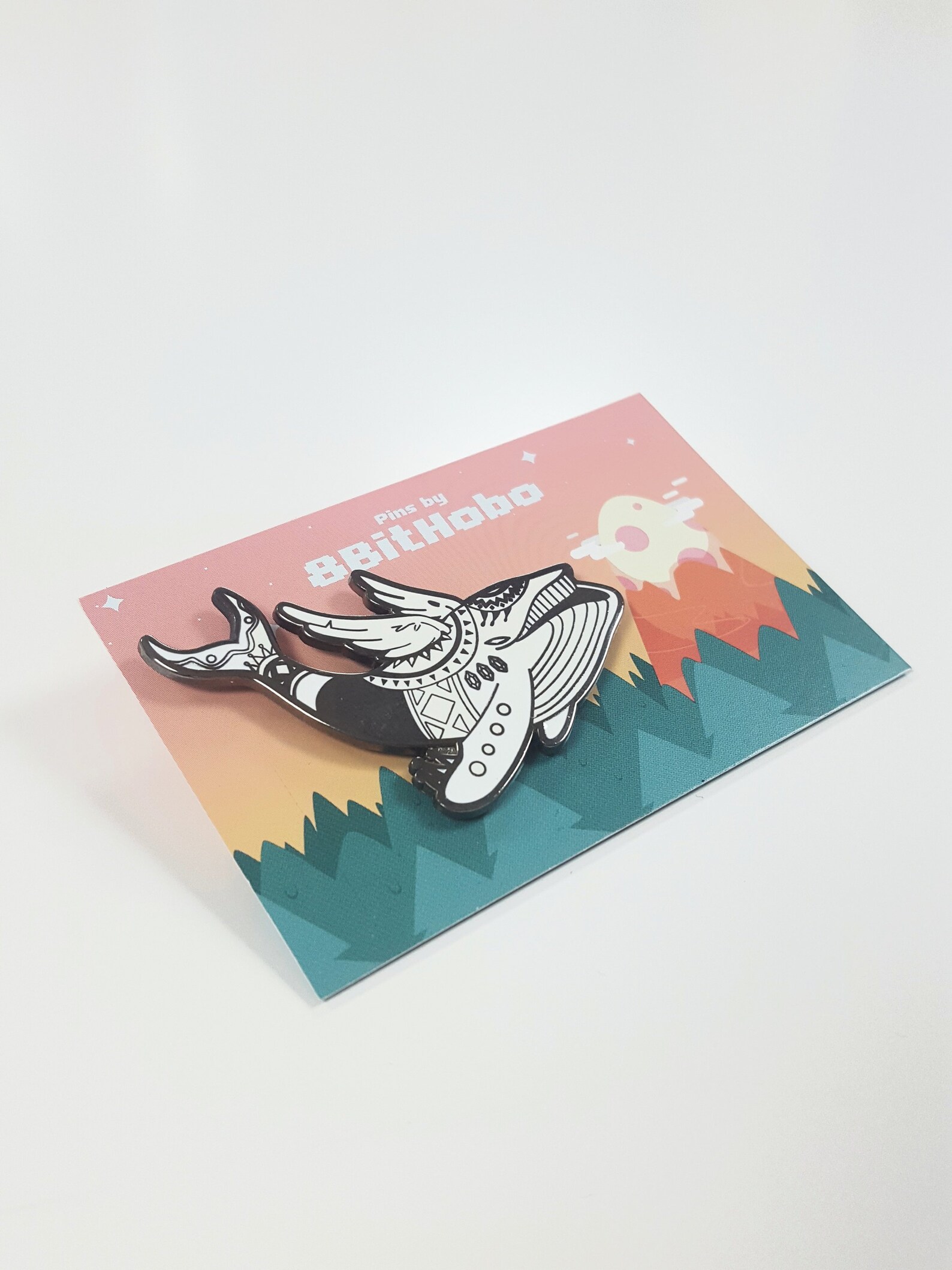Wind Fish Hard Enamel Pin | Etsy