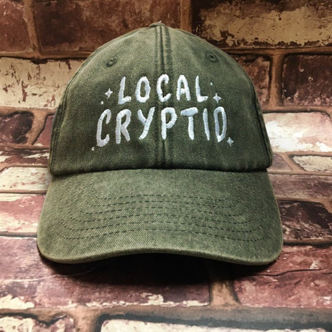 Local Cryptid Embroidered Cap - Etsy