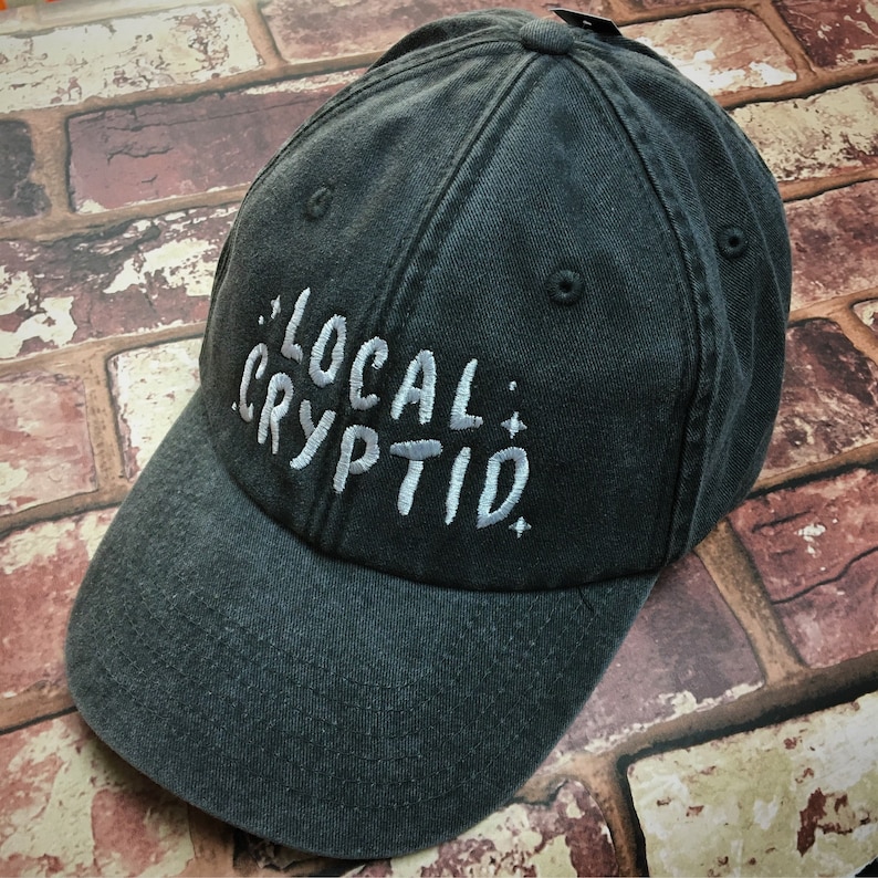 Local Cryptid Embroidered Cap - Etsy