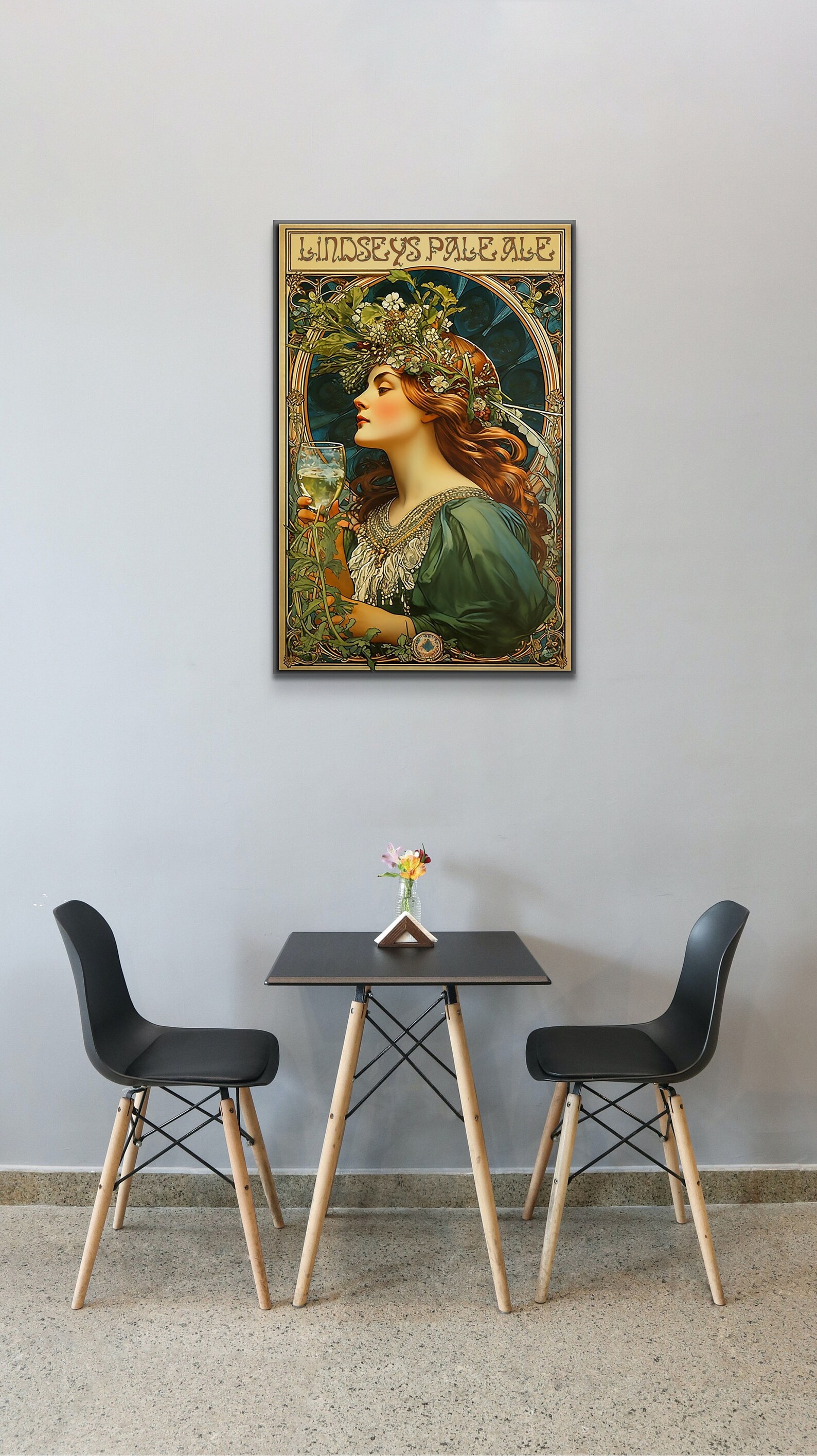 Celtic Beer Poster | New Art Nouveau | Mucha Print | Cottagecore Decor ...