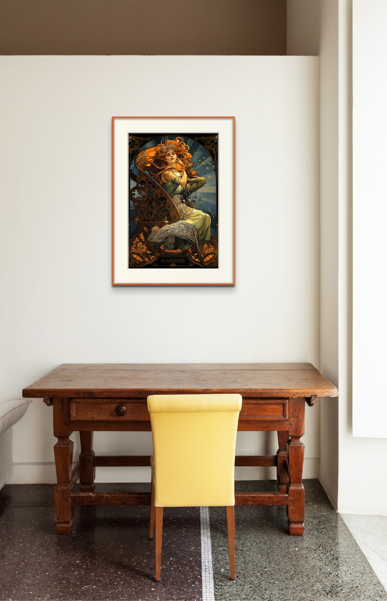 Celtic Princess Art Nouveau Poster | Goddess Decor (digital Download ...