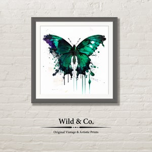 Gyotaku Style Butterfly Print, Spring Wall Decor (digital Download) - Etsy