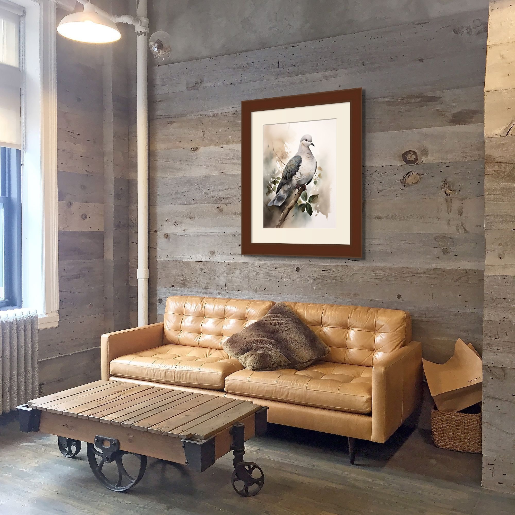 Mourning Dove Watercolor Art Print Avian Bird Artwork for Walls Audubon ...