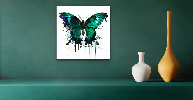 Gyotaku Style Butterfly Print, Spring Wall Decor (digital Download) - Etsy