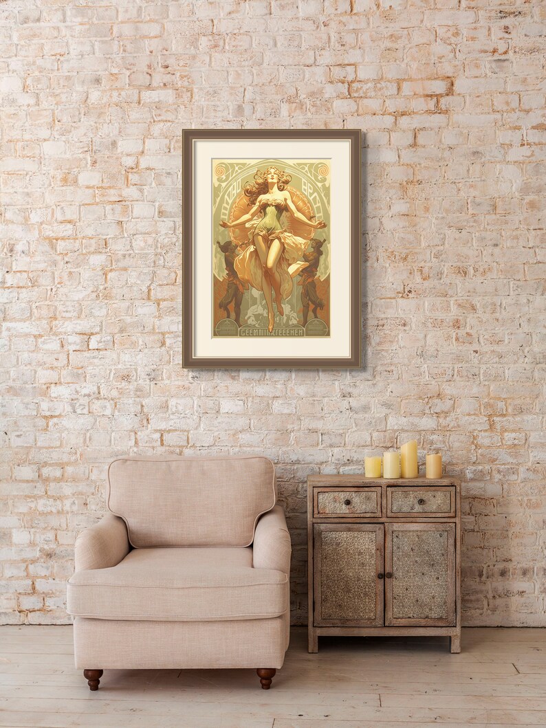 Retro Soviet Style Poster | Vintage Mucha Style Poster | Soviet Woman ...