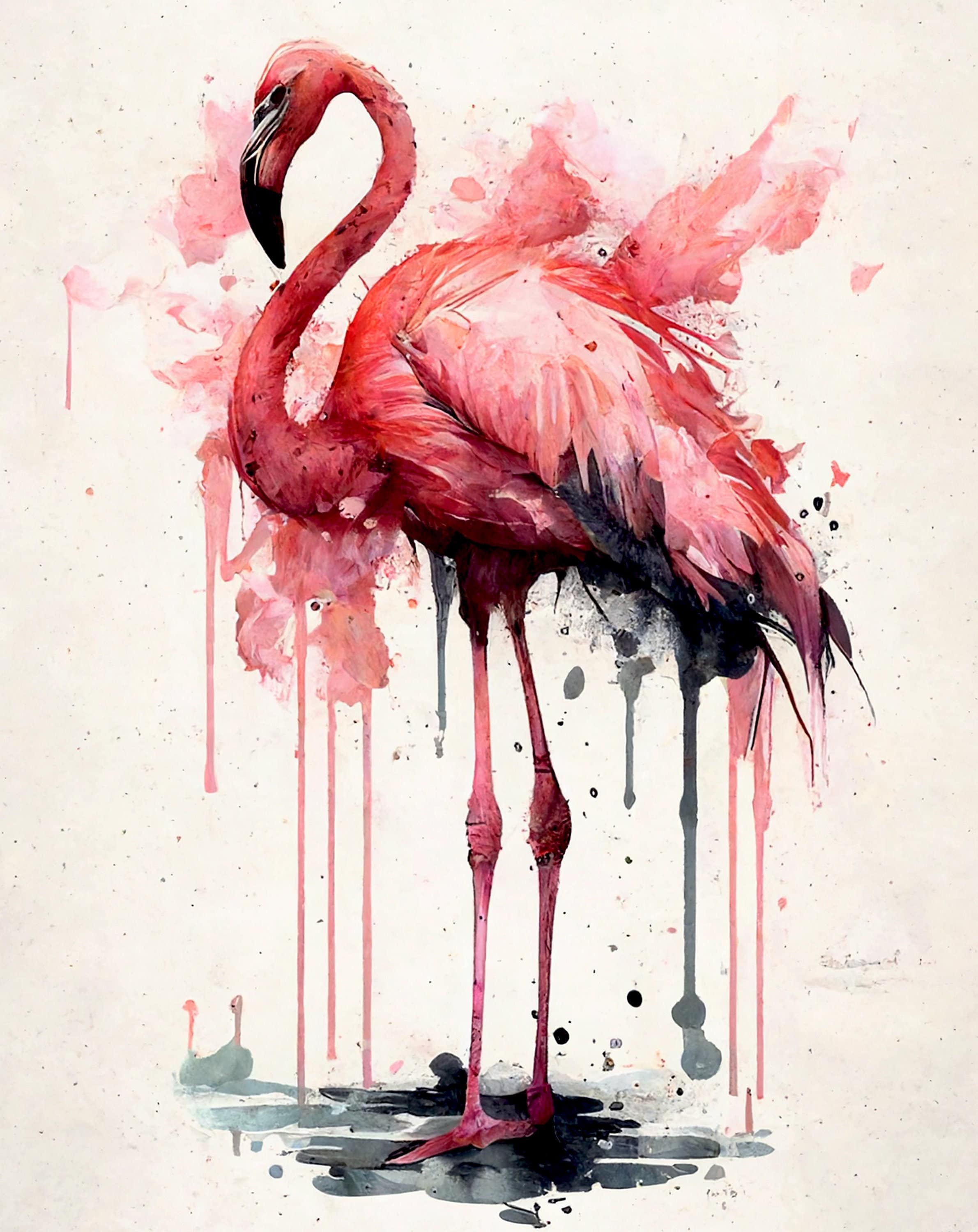 Flamingo Elegance Flamingo Gifts for Women Flamingo Art Prints Pink ...