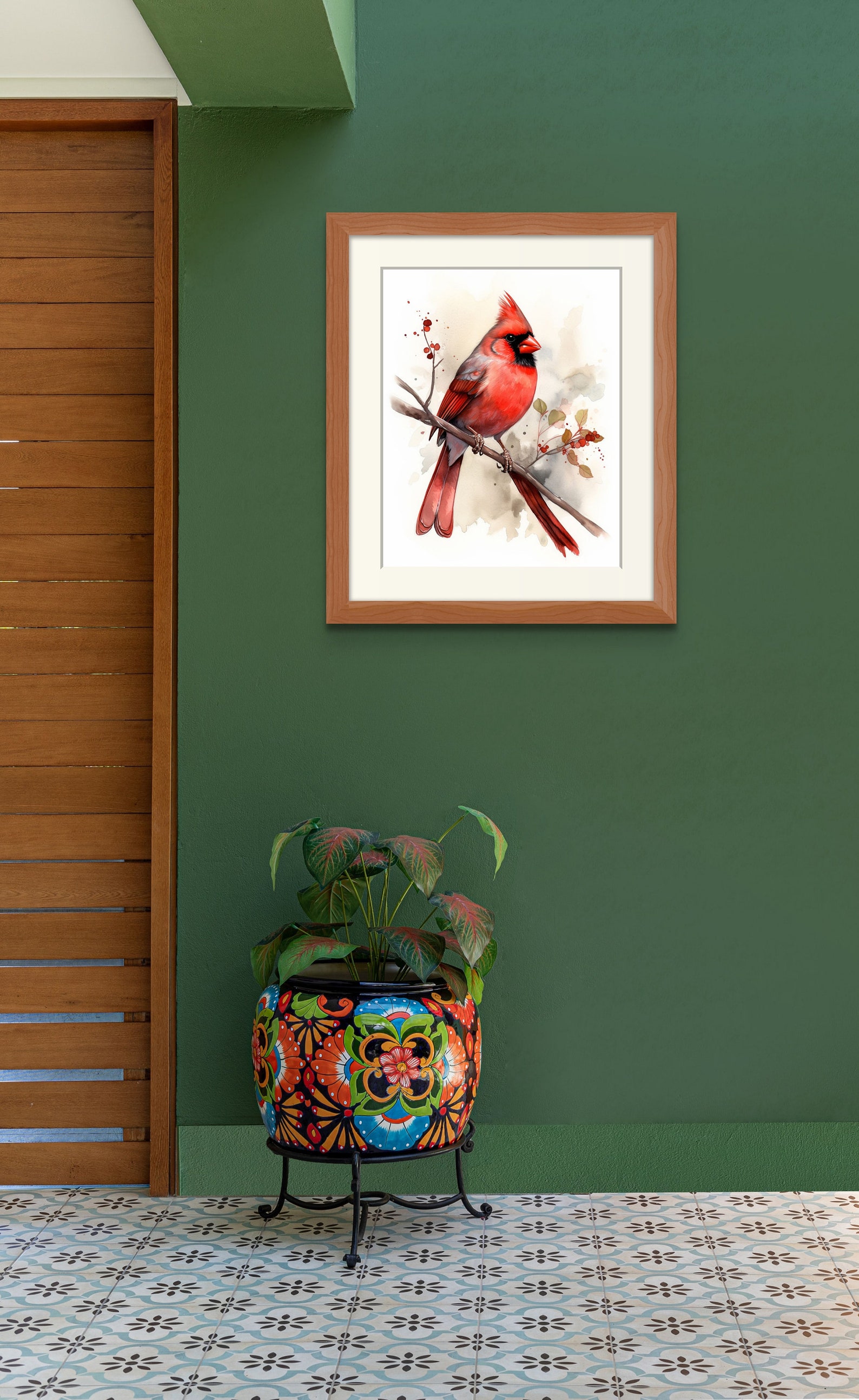 Northern Cardinal | Cardinal Bird Art Print | Watercolor Bird Print ...