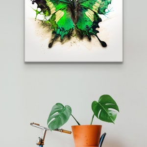 Gyotaku Butterfly Print, Contemporary Insect Art (digital Download) - Etsy