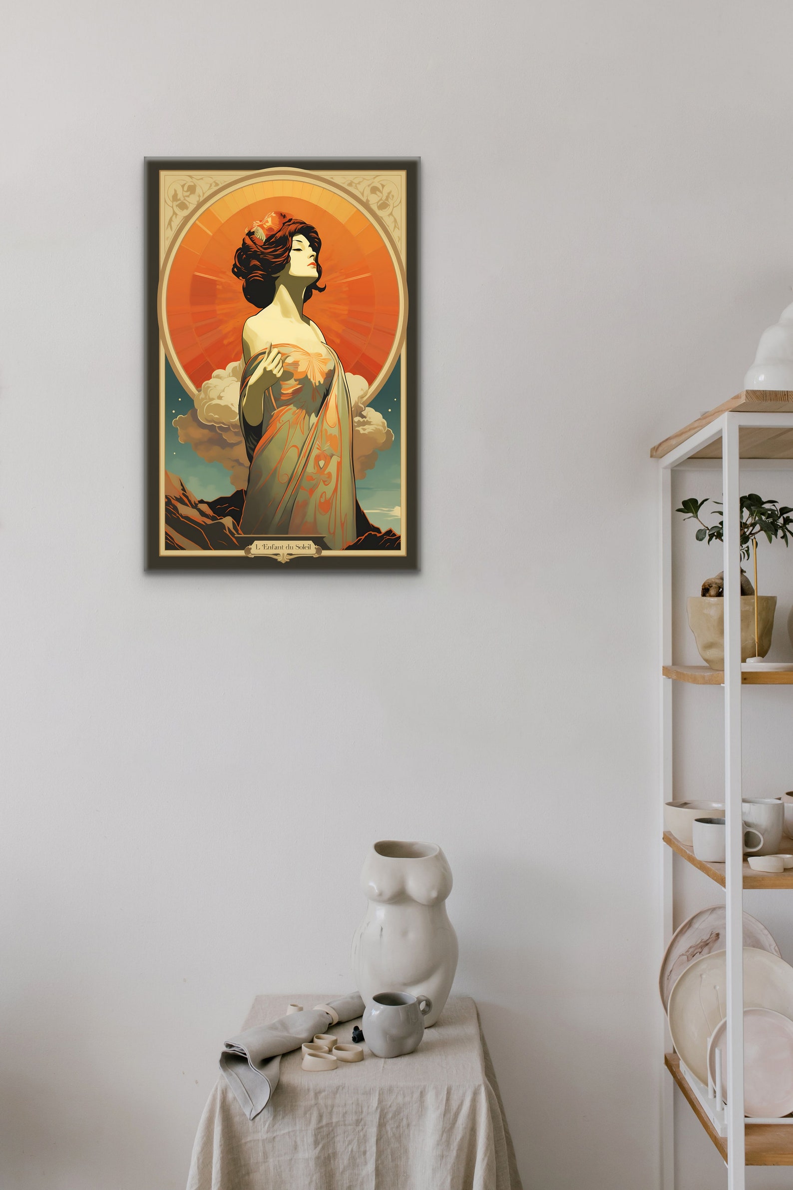 Child of the Sun | New Art Nouveau | Mucha Style Print | Art Dec ...