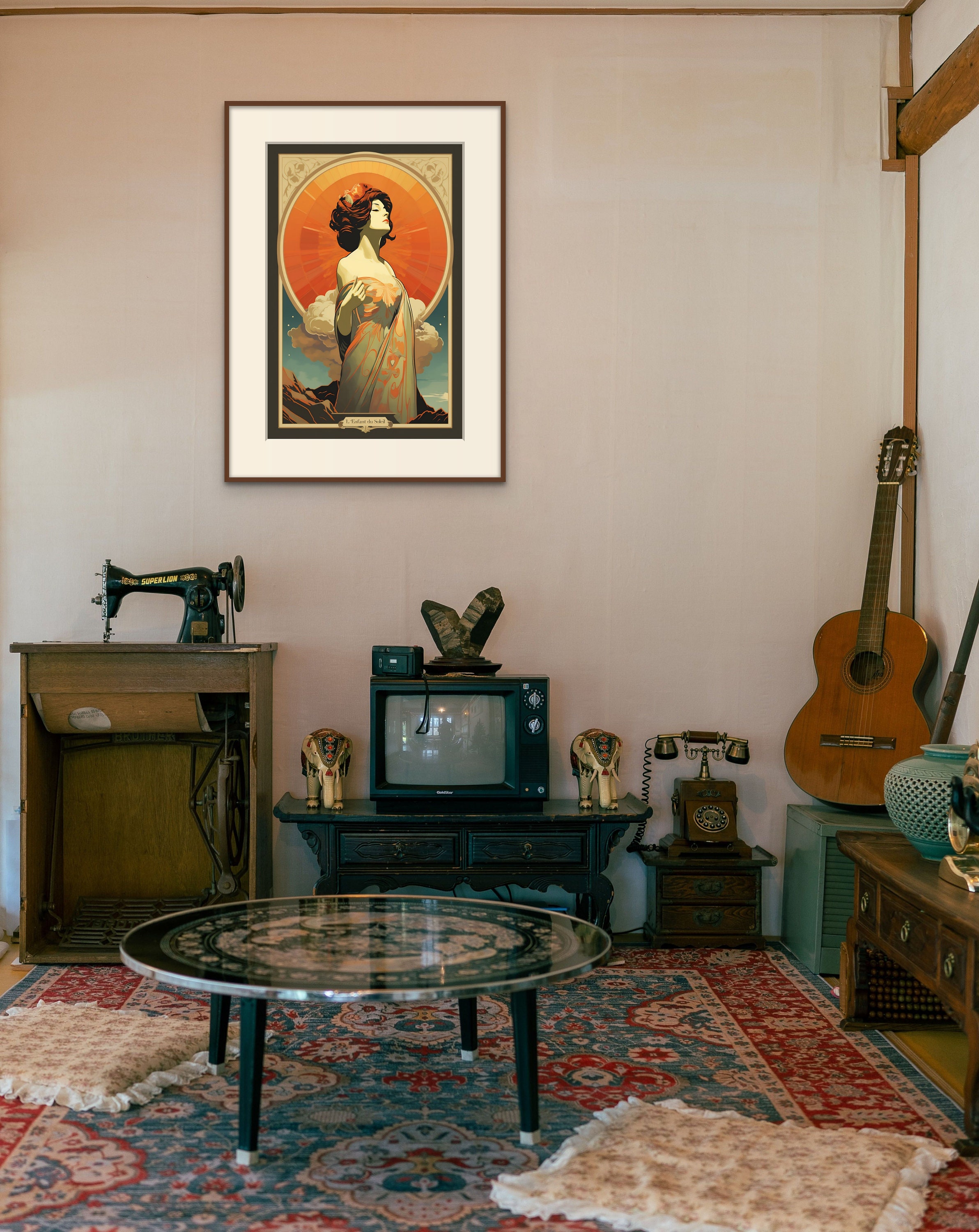 Child of the Sun | New Art Nouveau | Mucha Style Print | Art Dec ...