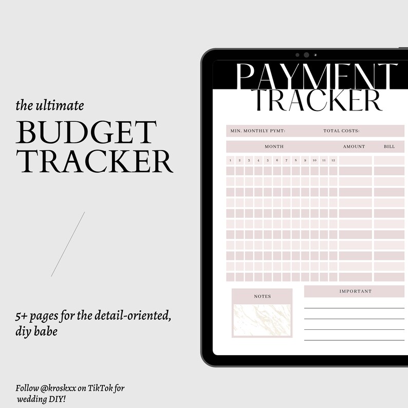 Complete Digital Budget Planning Template, Printable Fund Tracker ...