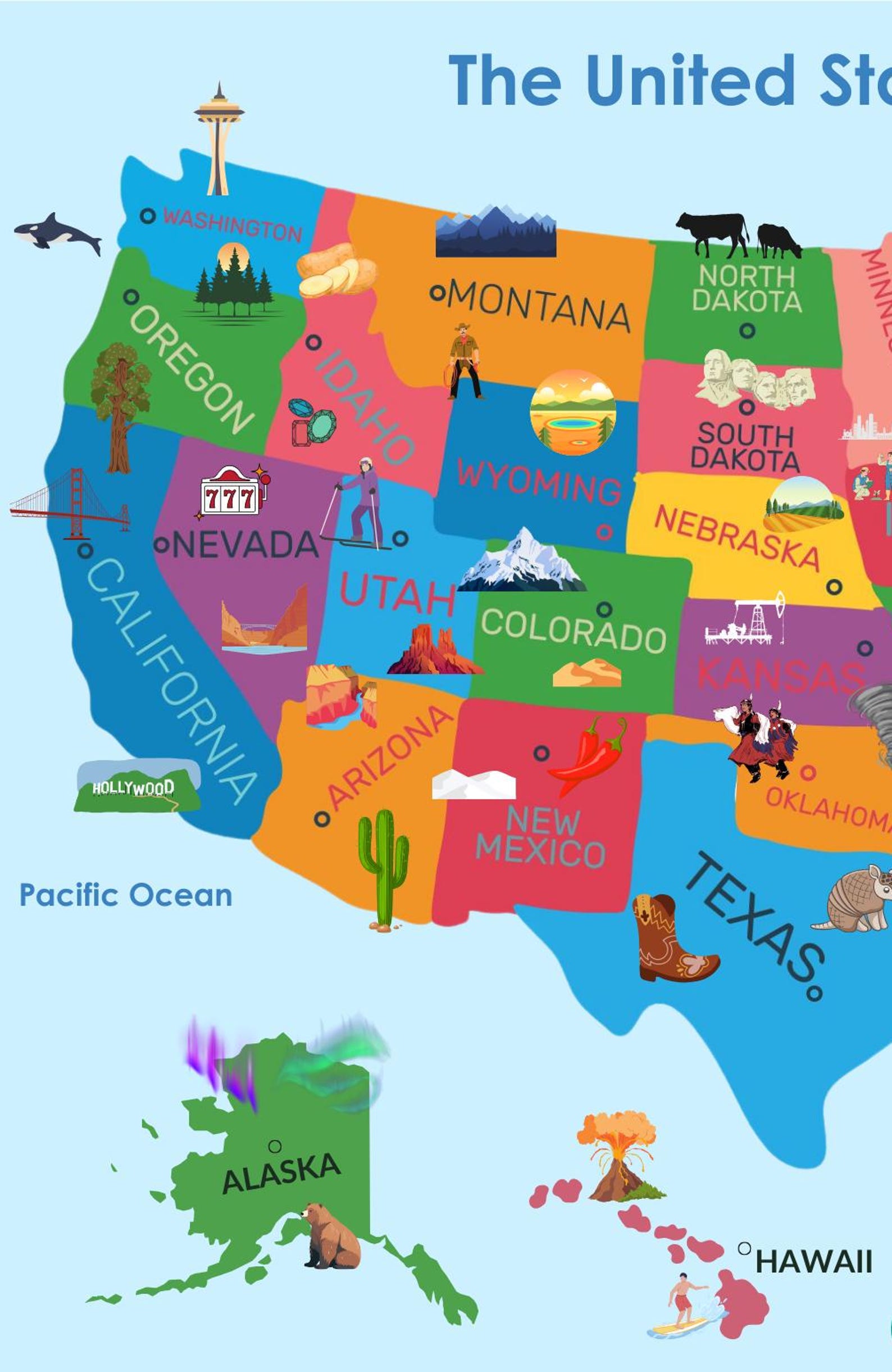 The United States of America Morning Placemat, Early Childhood ...