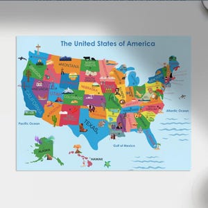 The United States of America Morning Placemat, Early Childhood ...