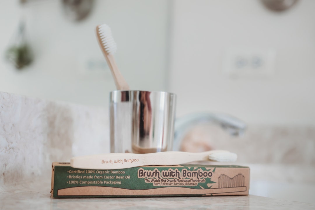 Plant Based Toothbrush - Vegan Toothbrush - Brush With Bamboo - Natural ...