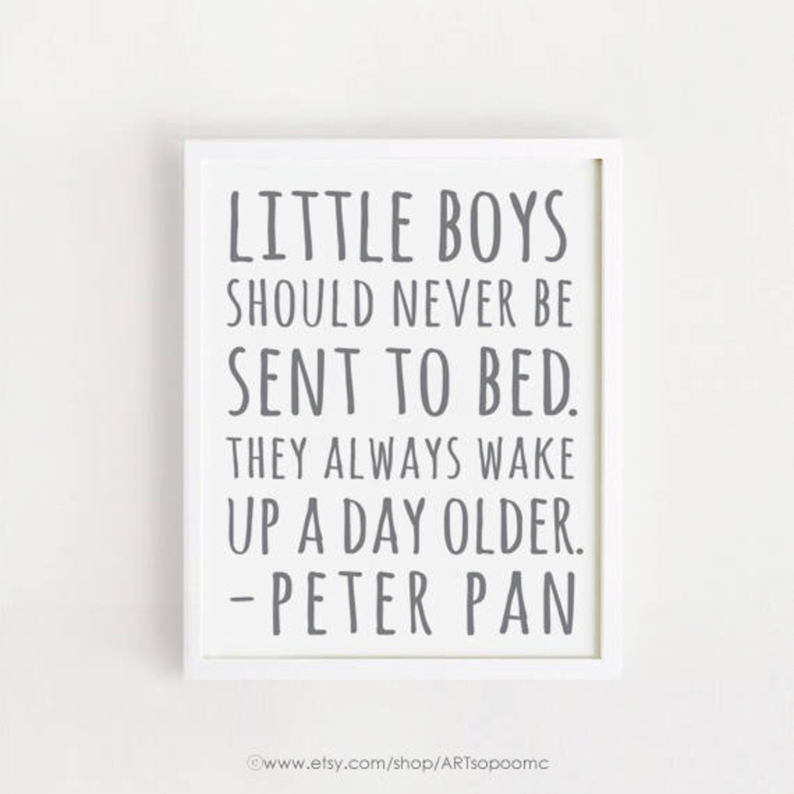 Gray Color Quotes Art Little Boy Wall Art Printable Baby Boys Poster ...