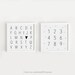 Artsopoomc Square Alphabet Printable ABCD and Numbers Poster - Etsy