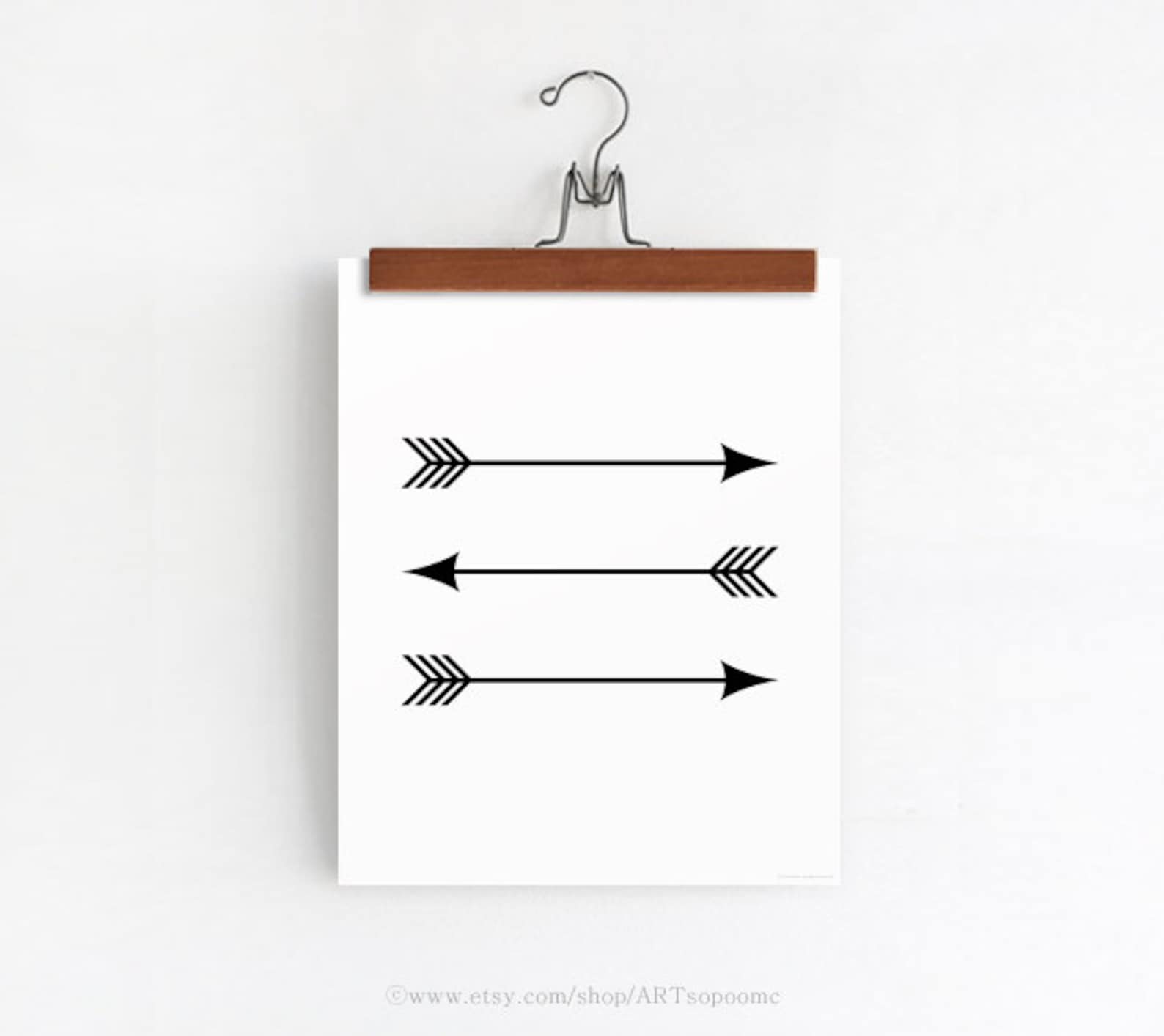 Printable Arrow Art Print Home Decor Poster Living Room Decor | Etsy