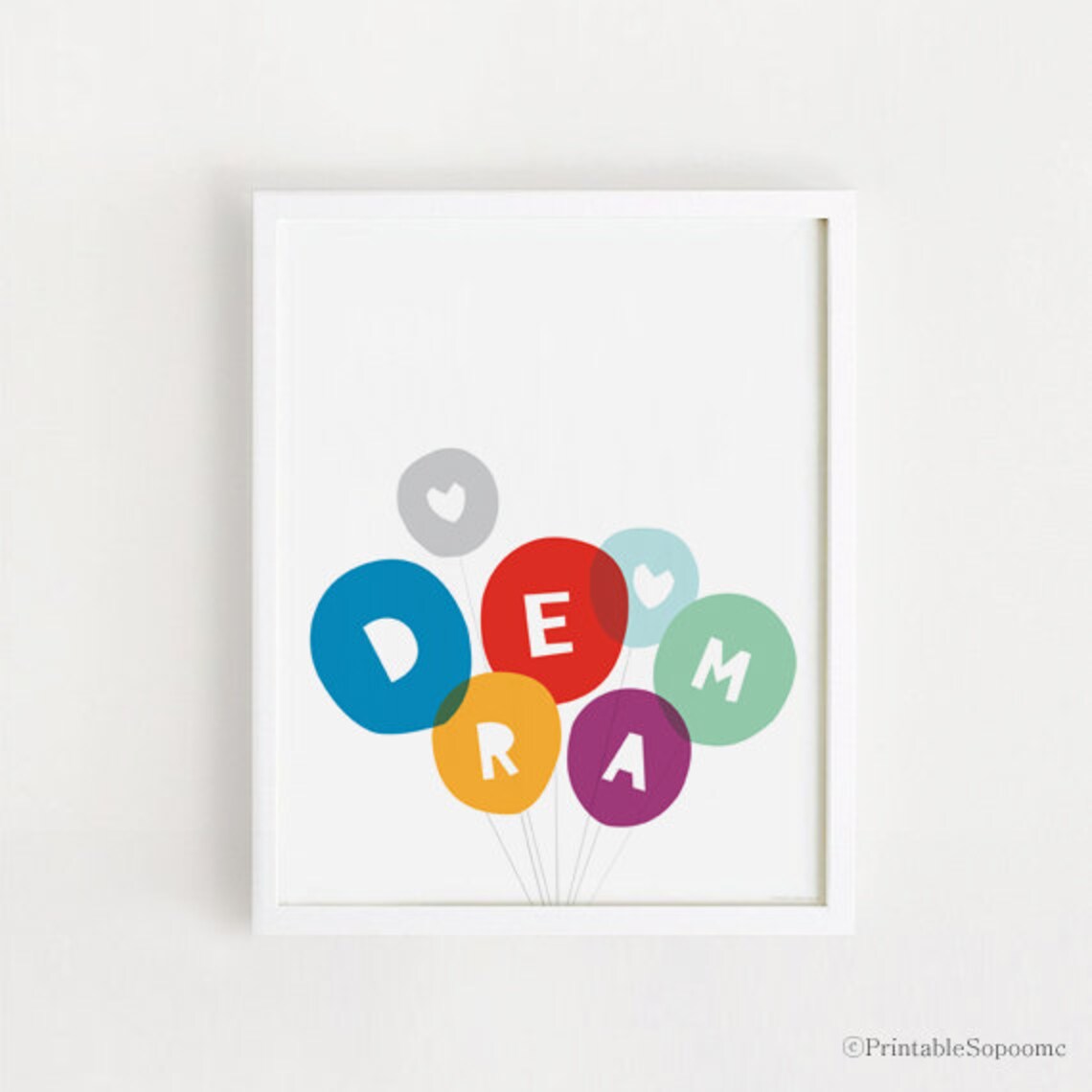 INSTANT DOWNLOAD Printable Art Dream Poster Kawaii Baby Room - Etsy