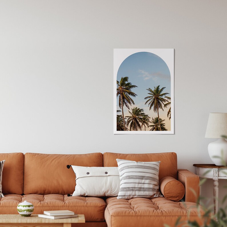 Printable Palm Tree Wall Art Instant Download Tropical - Etsy