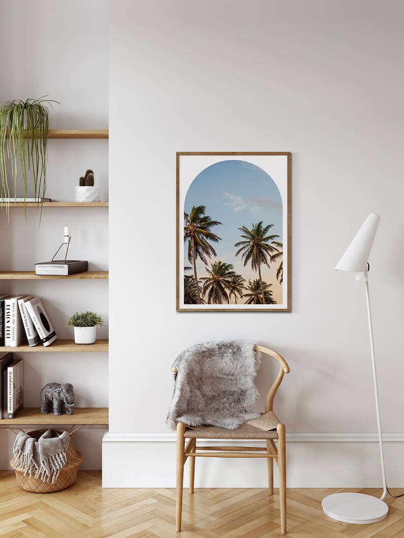 Printable Palm Tree Wall Art Instant Download Tropical - Etsy