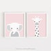 Pink Printable Nursery Wall Art Set of 6 Poster Baby Girl - Etsy