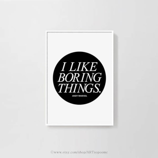 I Like Boring Things - Etsy