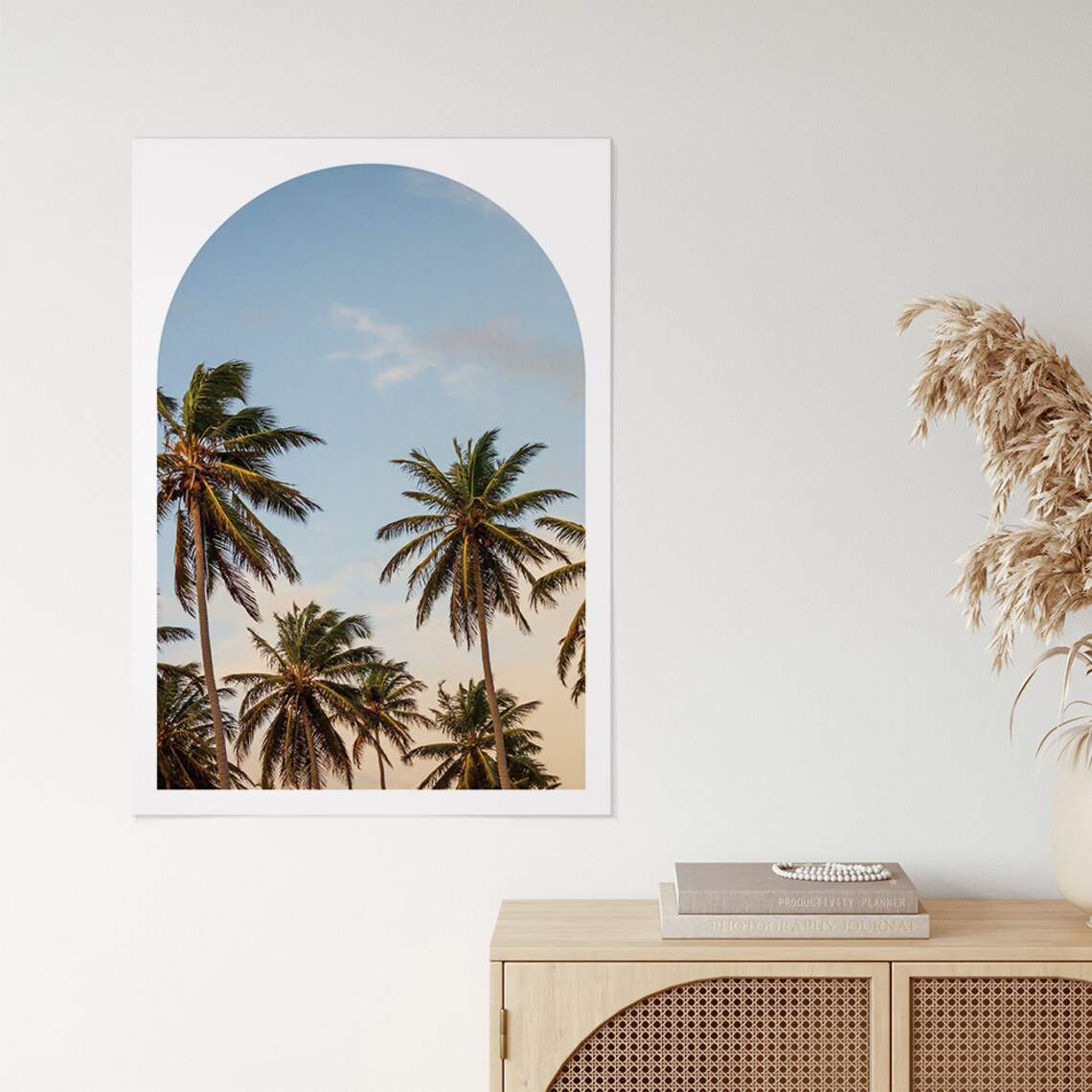 Printable Palm Tree Wall Art Instant Download Tropical - Etsy