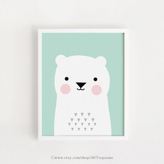 Printable nursery art print Decor Children art Poster Baby | Etsy