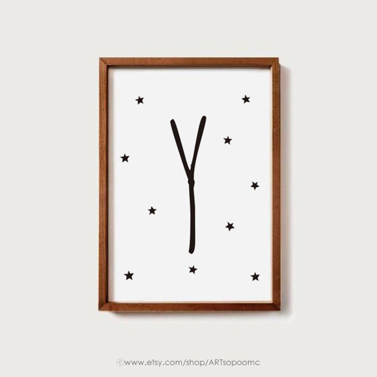 INSTANT DOWNLOAD Letter Y Print Printable Nursery Wall Art - Etsy