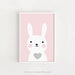 Pink Printable Nursery Wall Art Set of 3 Poster Baby Girl - Etsy
