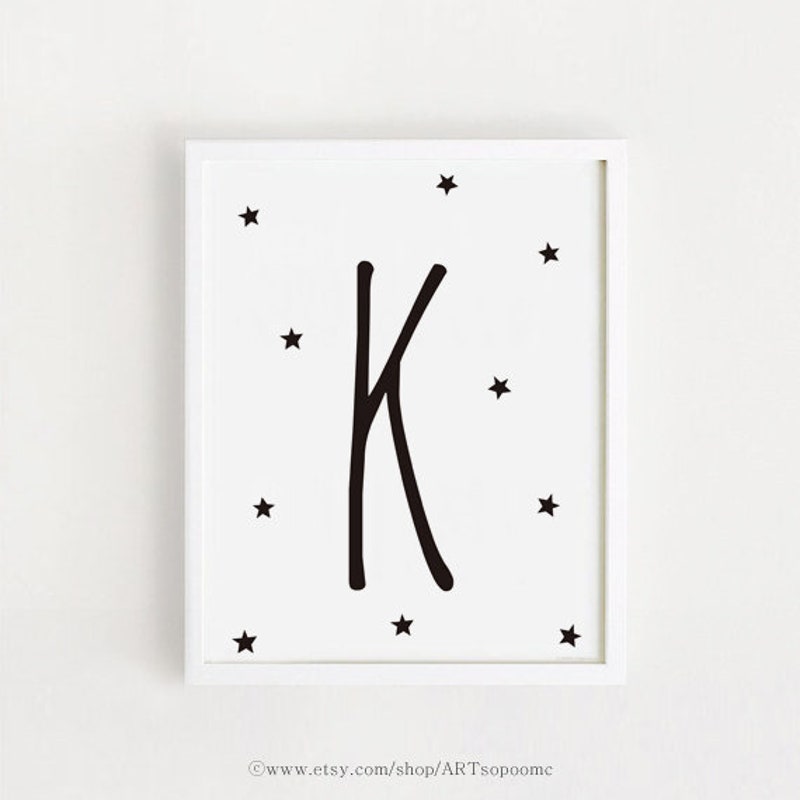 Letter K Print - Etsy