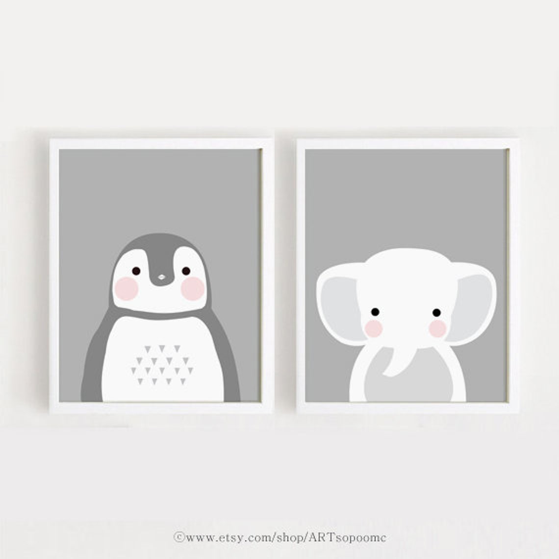 Printable Nursery Wall Art Set of 6 Poster Baby Art Kids Room - Etsy