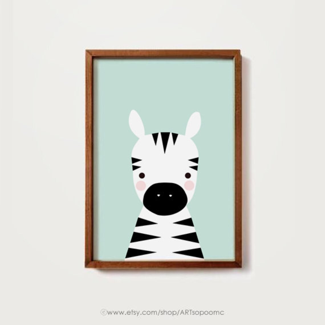 Poster Bebe INSTANT DOWNLOAD Cute Zebra Graphic Printable Art | Etsy