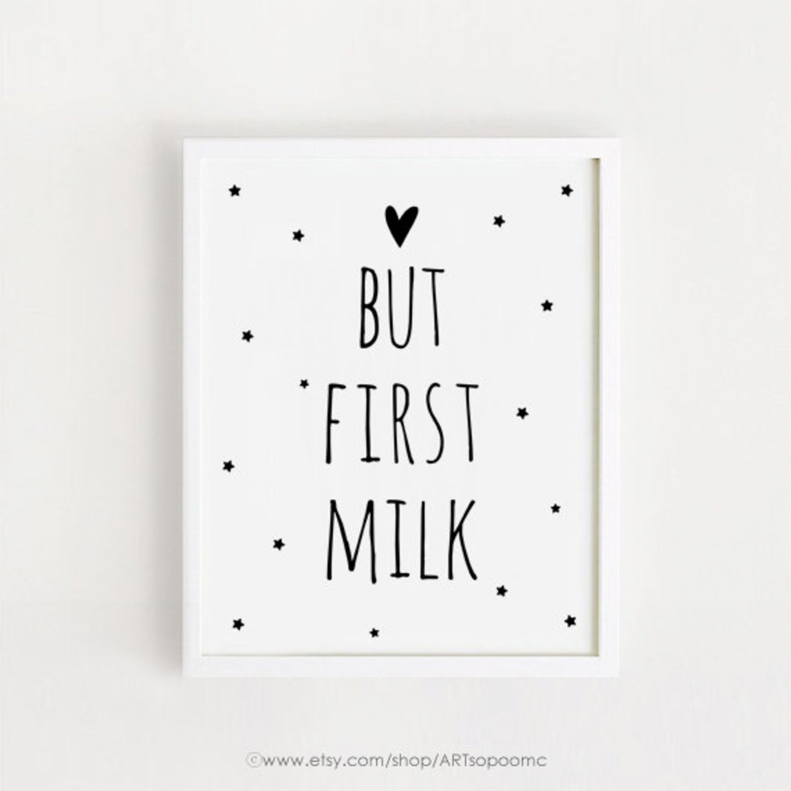 But First Milk Poster Nursery Quotes Baby Room Art Printable - Etsy
