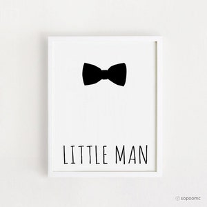 8x10 INSTANT DOWNLOAD - Little Man Printable Wall Art Cute Baby Wall ...