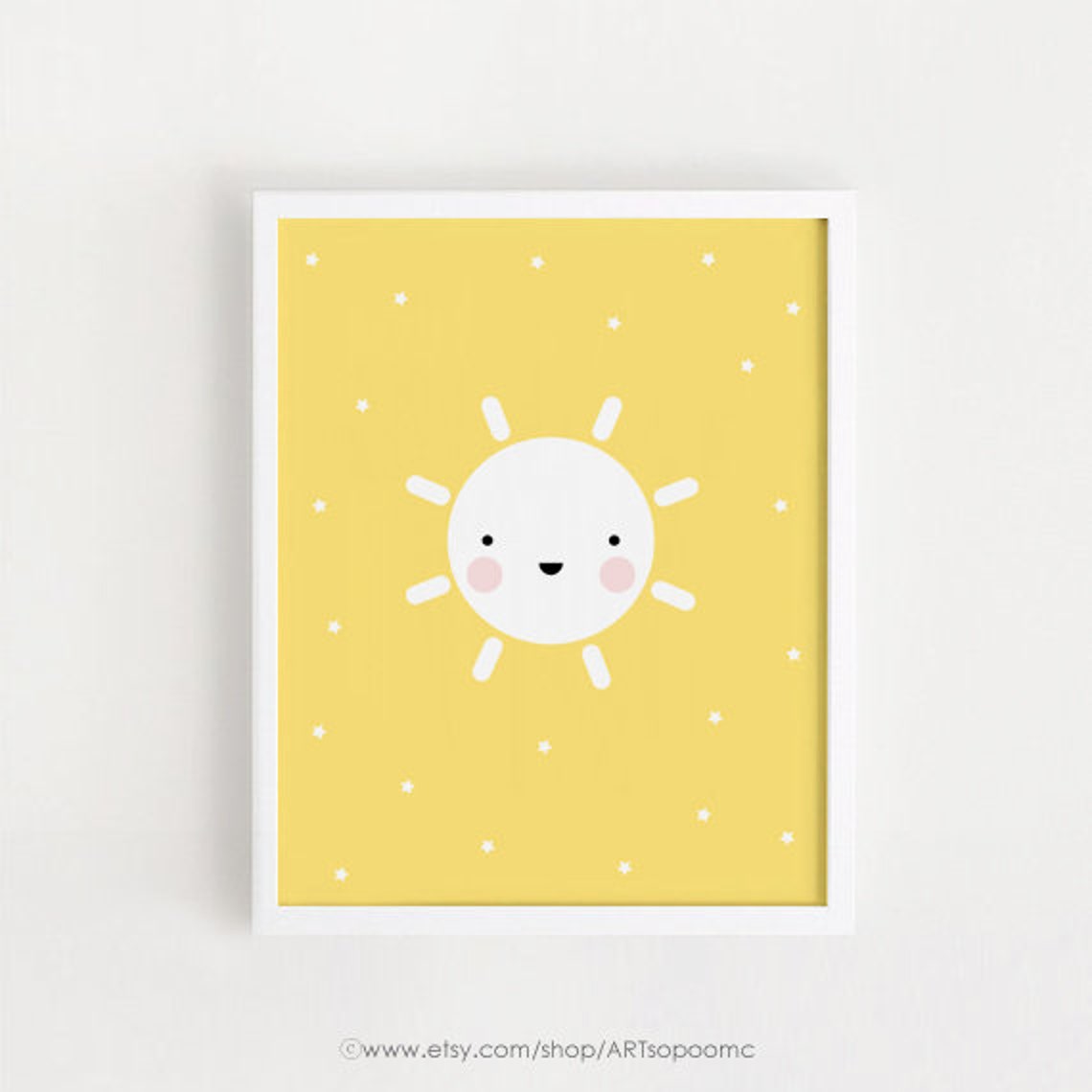 INSTANT DOWNLOAD Sun Poster Printable Baby Room Wall Art | Etsy