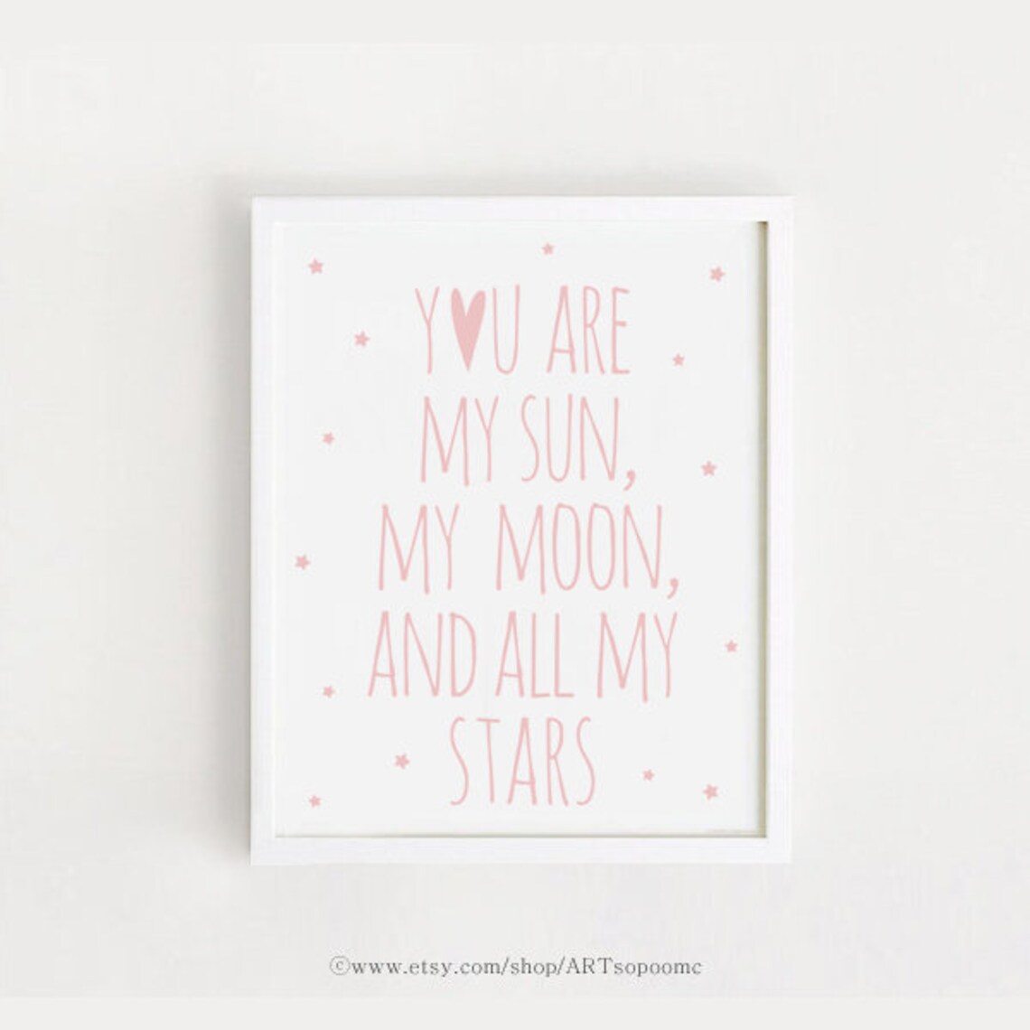 You're My Sun My Moon and All My Stars Printable Art Baby | Etsy