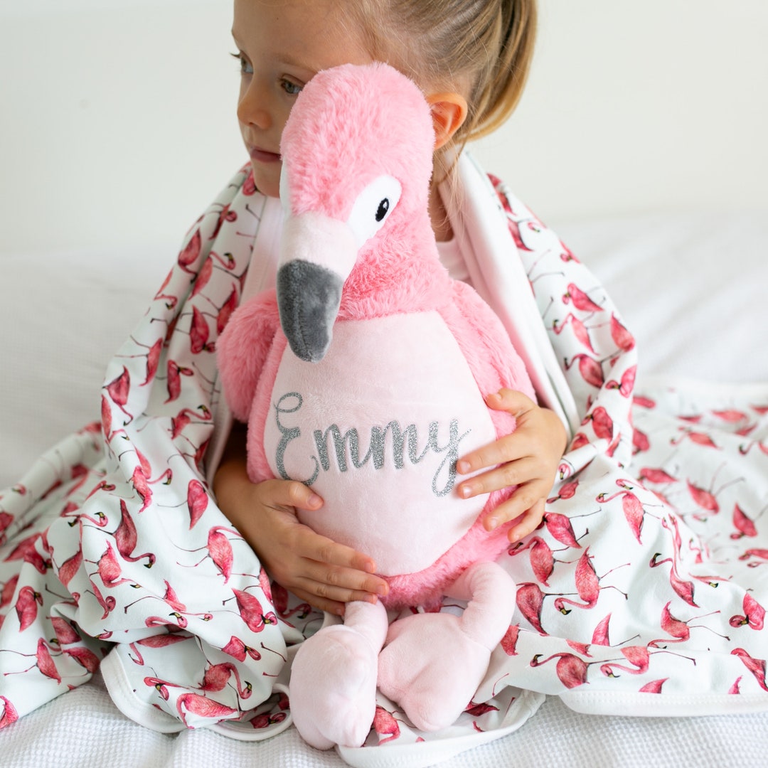 Large Personalised Pink Flamingo Teddy - Etsy
