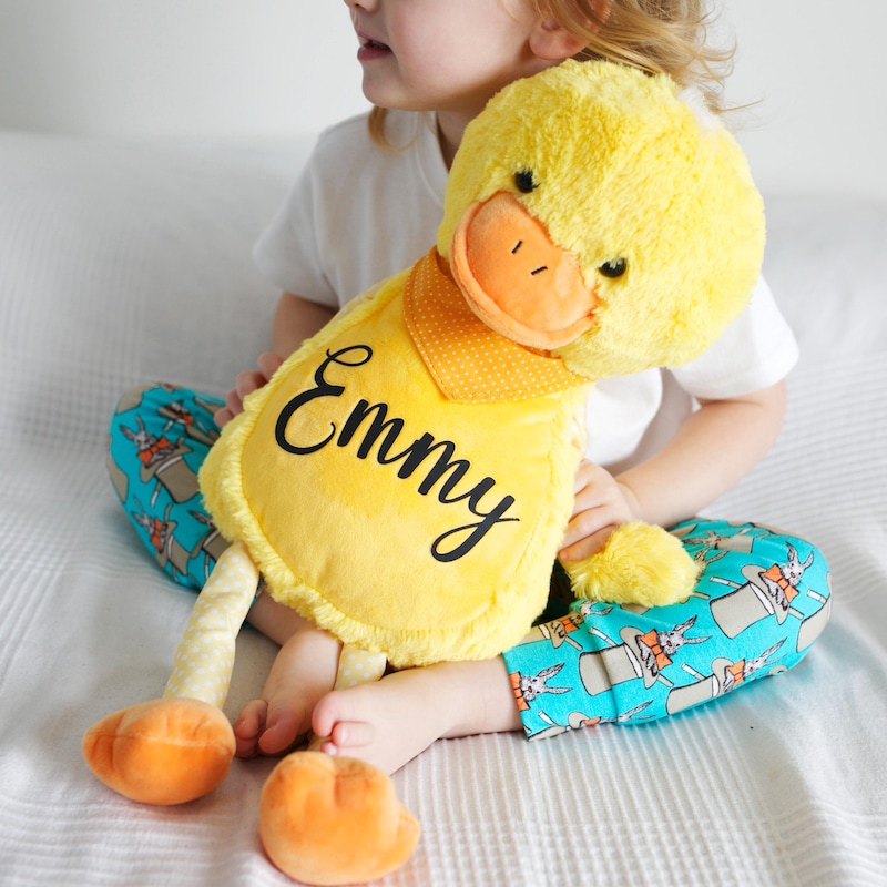 Baby Duck Teddy - Etsy UK