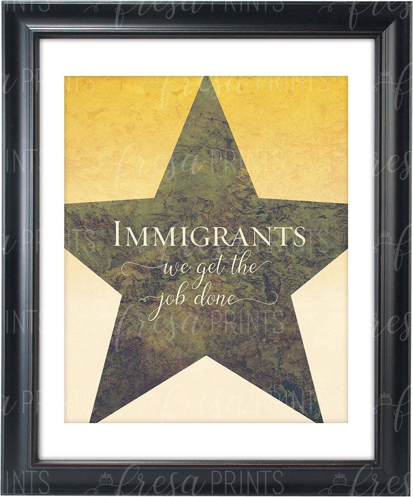 Hamilton Inspired Immigrants We Get the Job Done Instant Printable ...
