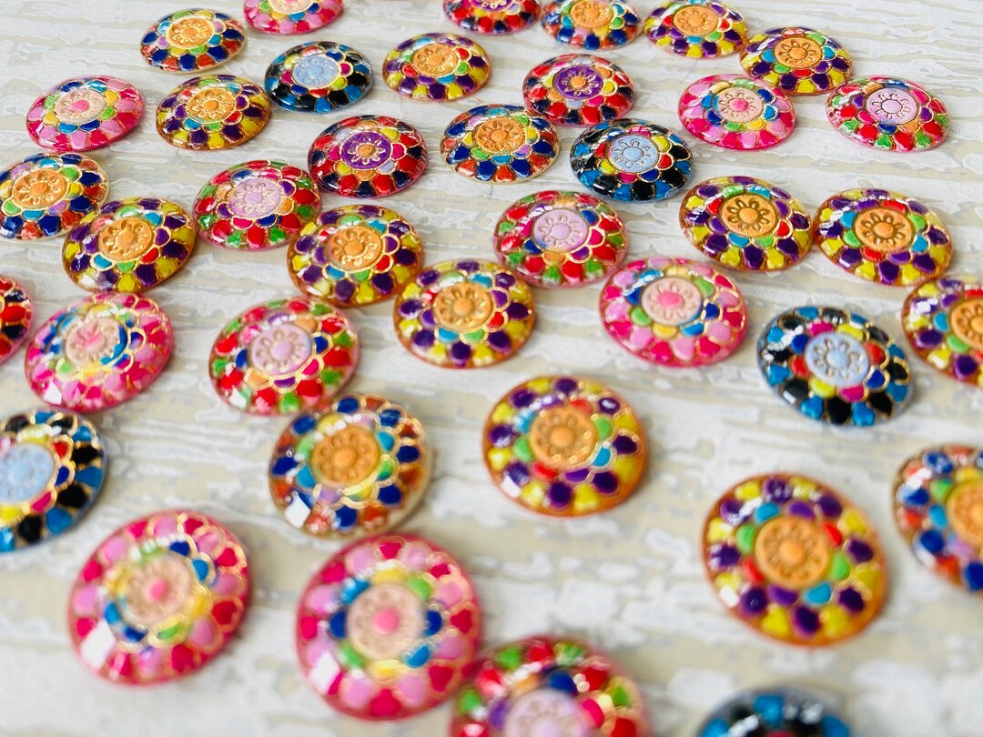 Spanish Tiles Resin Push Pins, Traditional Spanish Tiles Push Pins ...