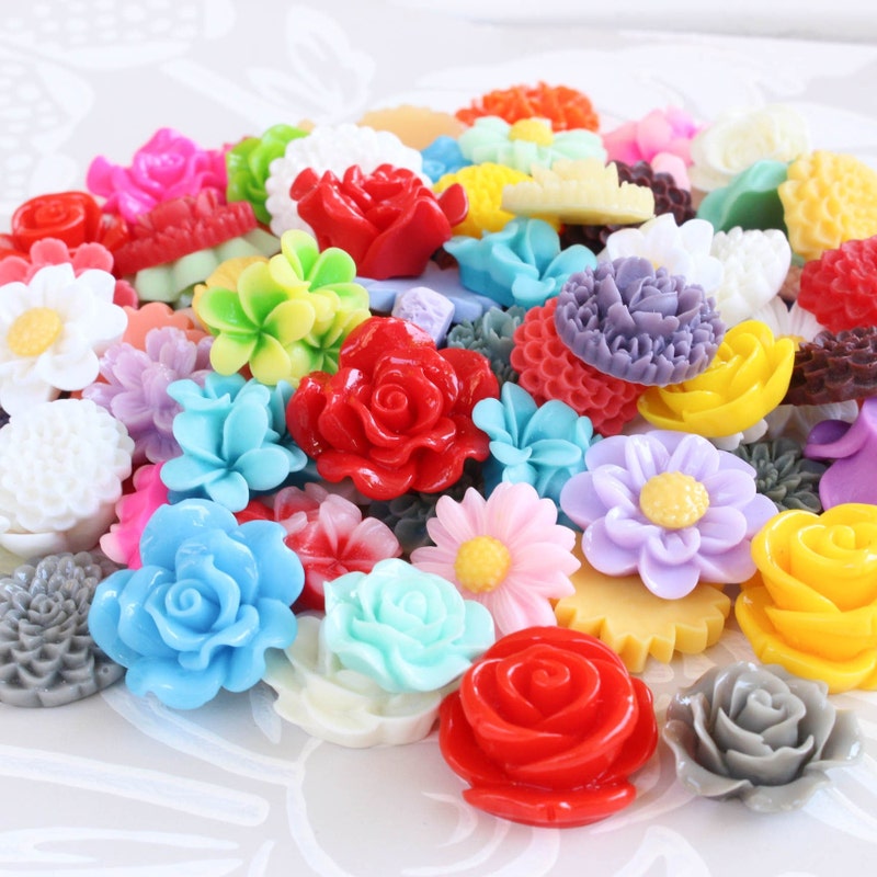 Resin Flower Art - Etsy