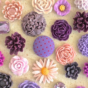 Purple Thumbtacks, Violet Pushpin Set, Lavender Bulletin Board Tacks ...