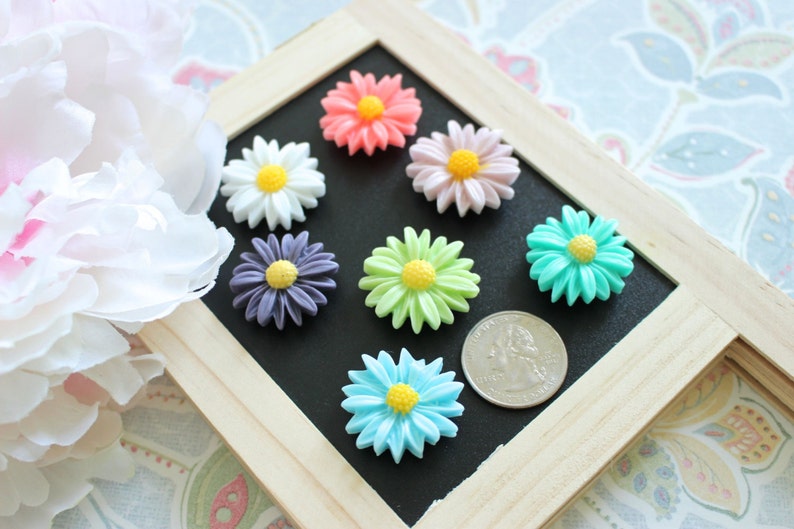 Daisy Flower Fridge Magnet Daisy Magnets Flower Magnets - Etsy