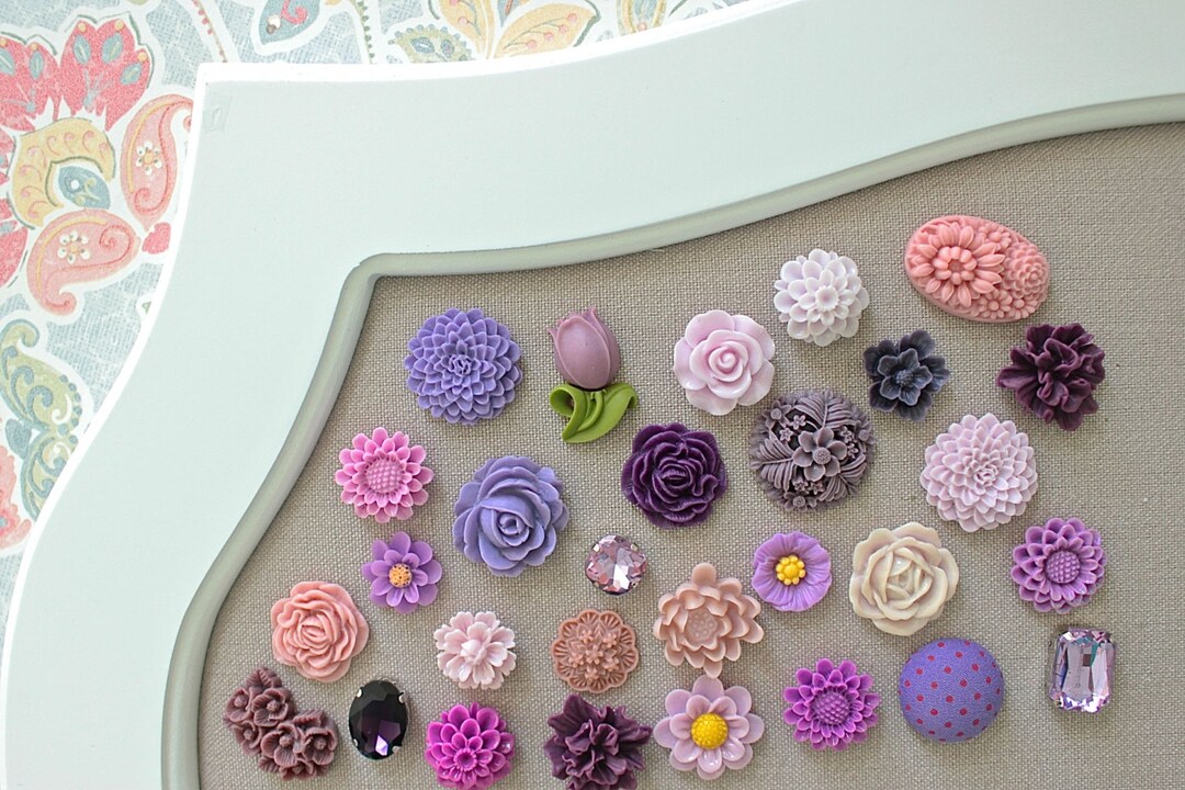 Purple Thumbtacks, Violet Pushpin Set, Lavender Bulletin Board Tacks ...