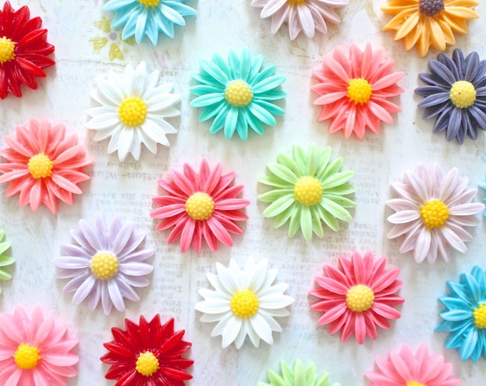 Daisy Flower Fridge Magnet, Daisy Magnets, Flower Magnets, Mixed Color ...