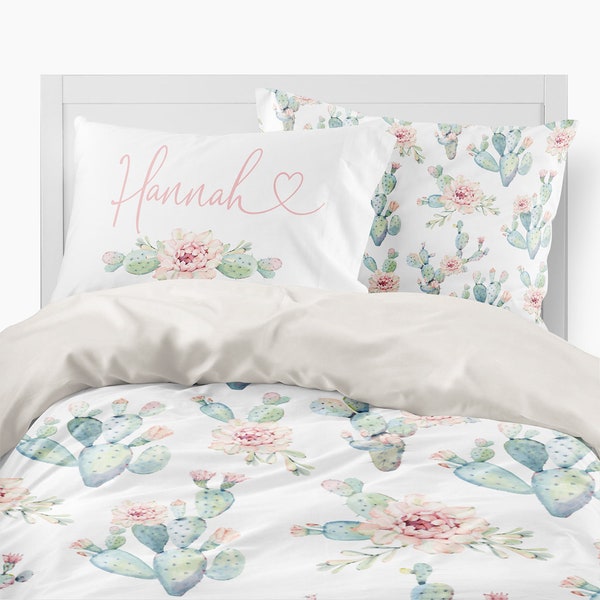 Cactus Bedding Queen - Etsy
