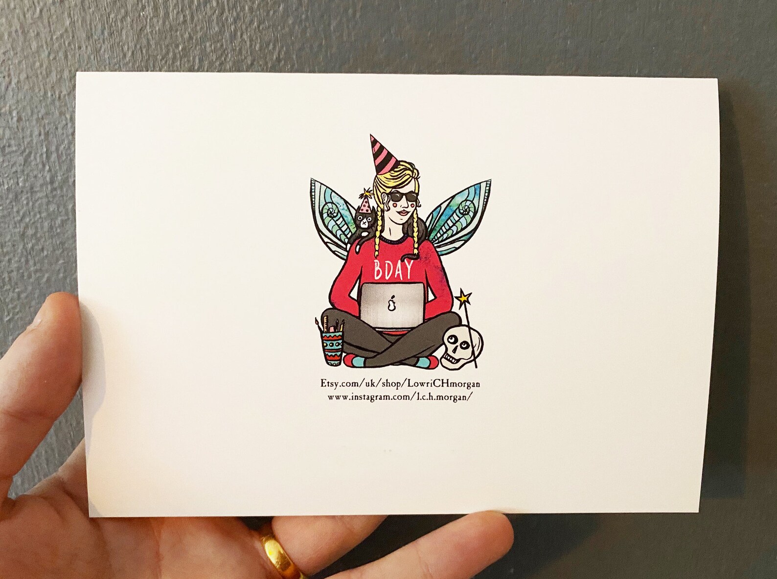 Funny Labyrinth Birthday Card LCHMORGAN | Etsy