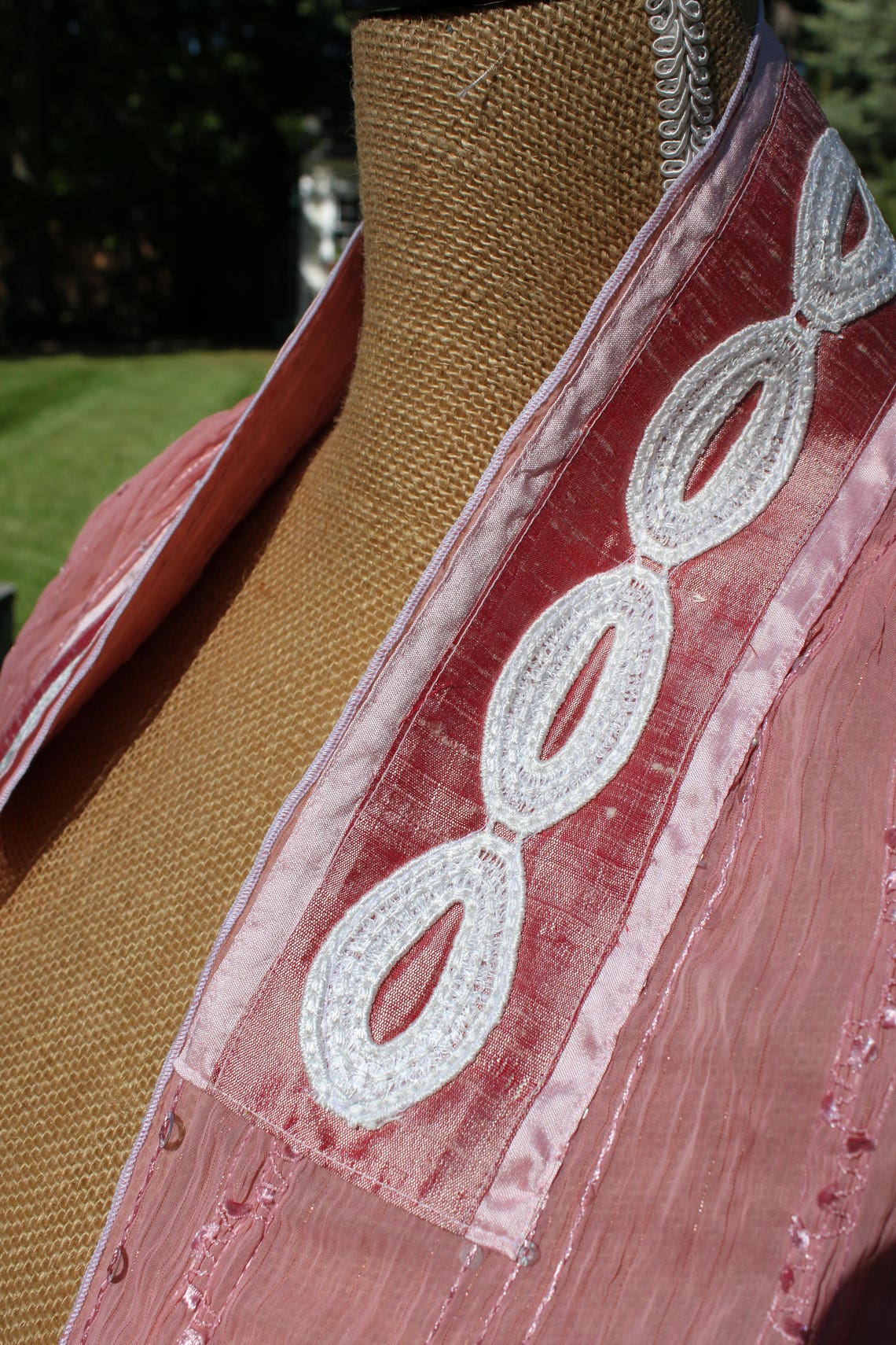 Pink Flowing Talit With Sparkles Silk and Sequins - Etsy