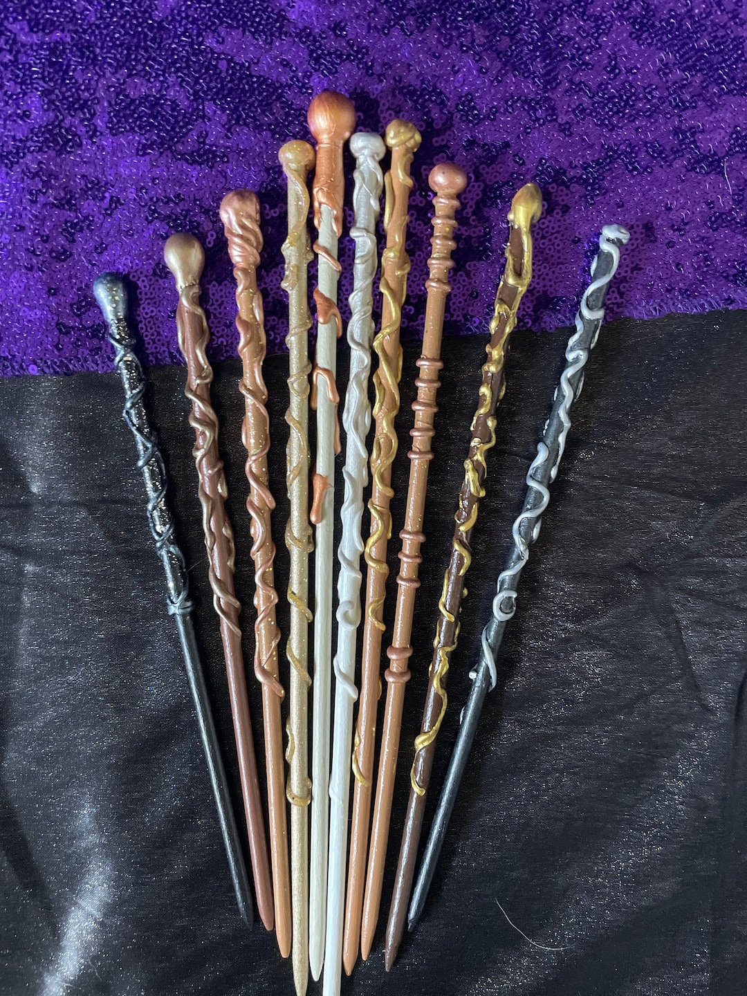 Handmade Magic Wizard Wands: Basic Styles D, F, & V - Etsy